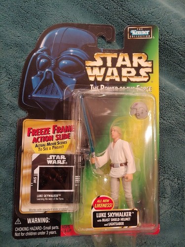 STAR WARS LUKE SKYWALKER WITH BLAST SHIELD HELMET, FREEZE FRAME SERIES ...