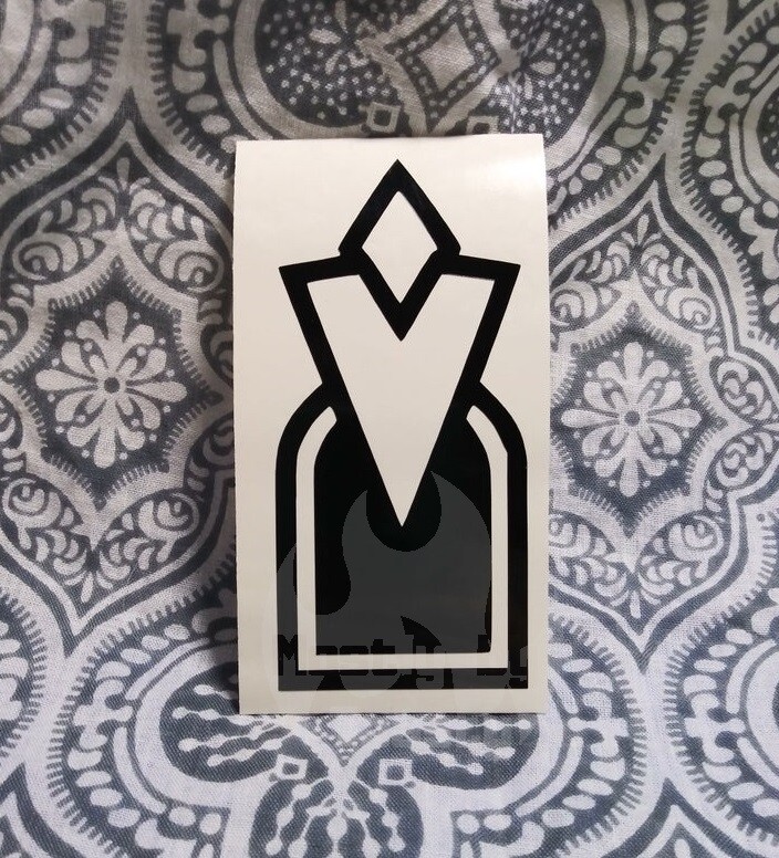 Elder Scrolls Skyrim Vinyl Decal Sticker Map Home Marker 3.75" ESO ...