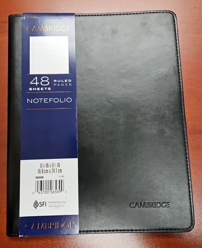 Cambridge Limited Refillable Notebook Cover (06589) ,Medium-Plz read ...