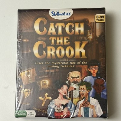Skillmatics Catch The Crook Family Board Game 2-5 Players Age 8+ New ...