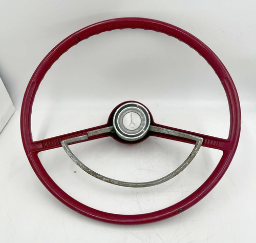 1966 Plymouth Valiant Steering Wheel Red Color Original Owner | eBay