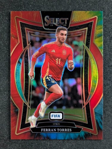2024-25 Panini Select FIFA FERRAN TORRES 8/25 Tie-Dye Prizm Terrace SP ...