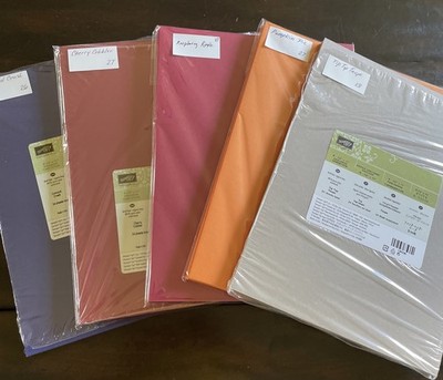 Stampin Up Cardstock 8 1/2x11 Lot 135 Sheets Retired/current Colors ...