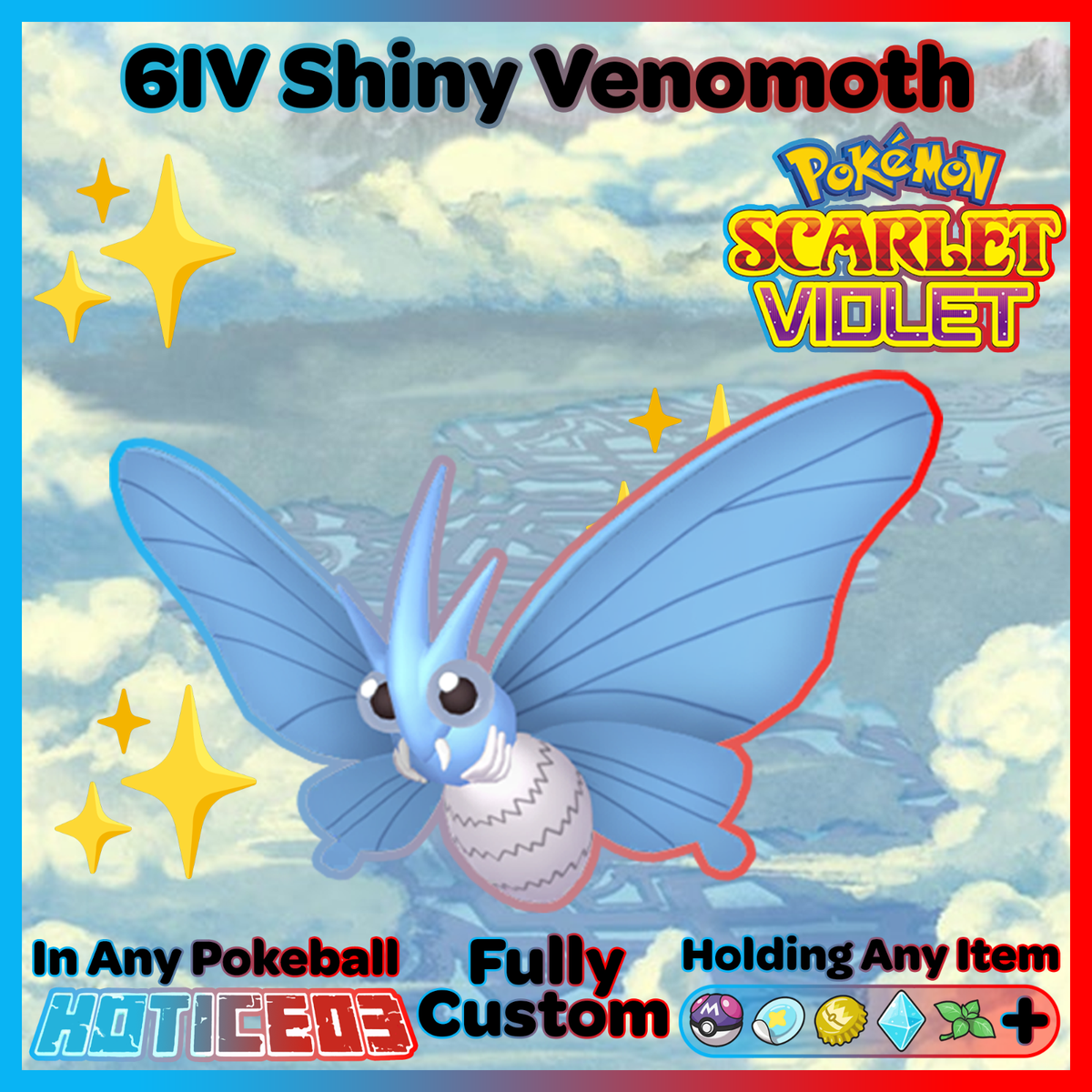 Venonat And Venomoth Shiny