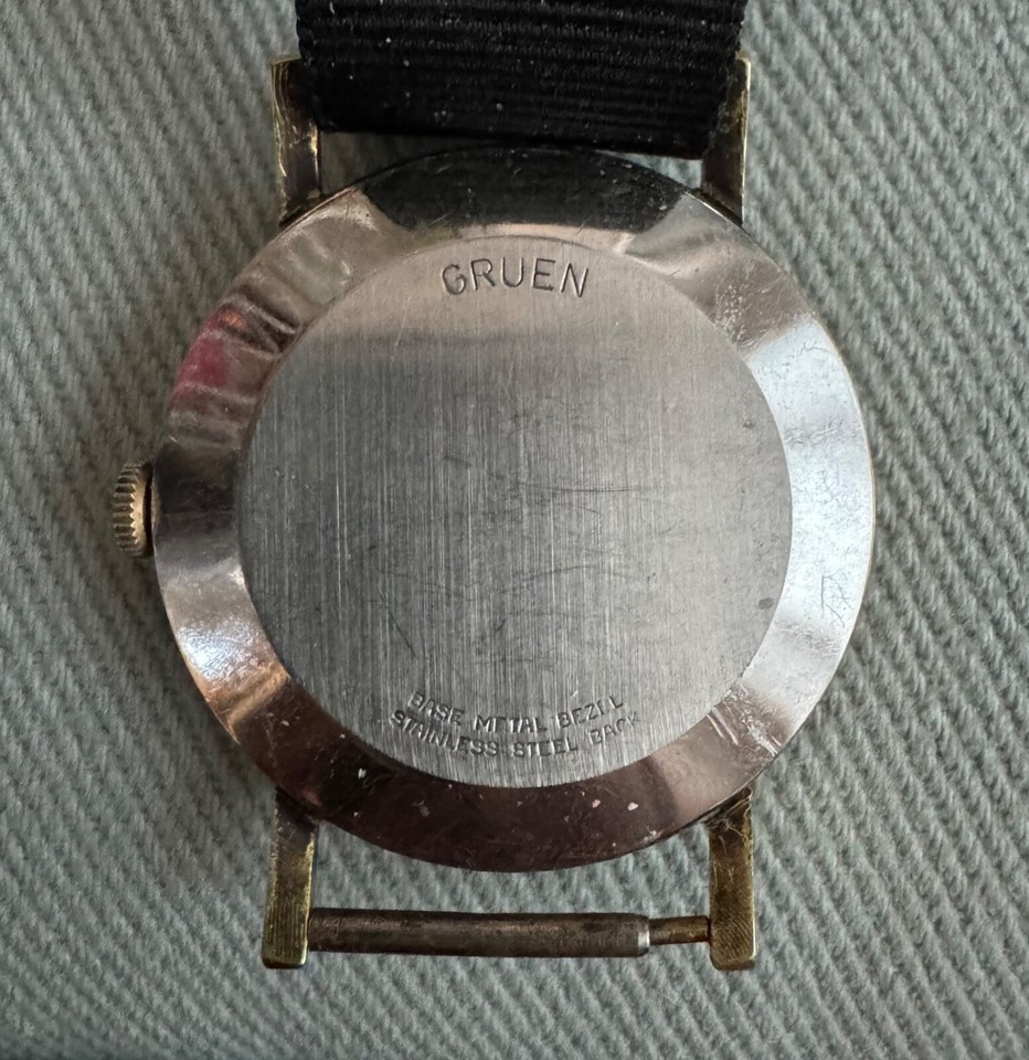 Gruen precision men’s watch. James Bond style. Sunburst dial | eBay
