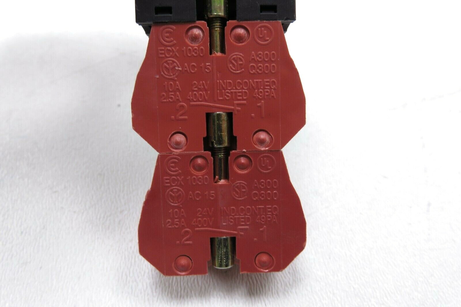 Automation Direct ECX-1050 Lamp Holder, ECX-1030 Contact Block (2) w ...
