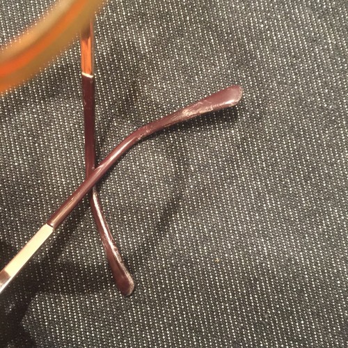 VTG CHRISTIAN DIOR CD Oversize Amber Cinnabar Gold tone Big Eye GLASSES ...