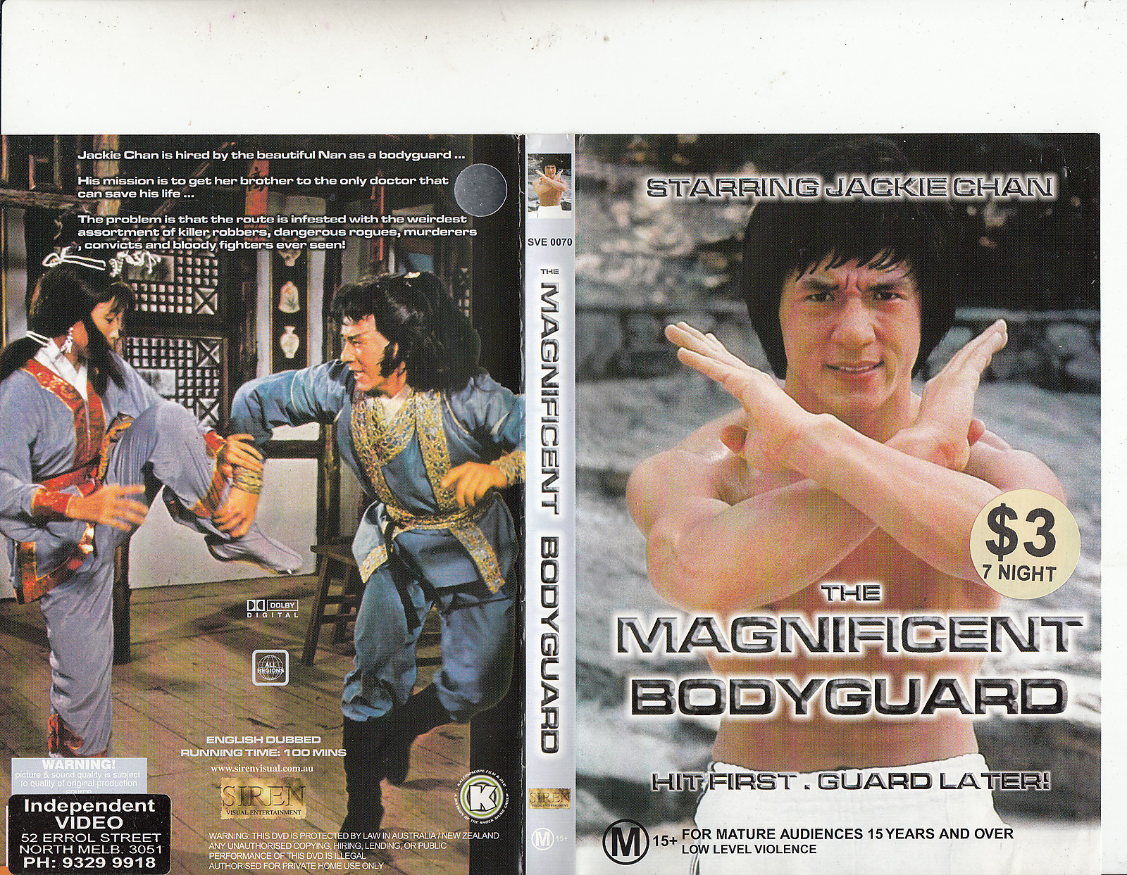 The Magnificent Bodyguard-1978-Jackie Chan-Movie-DVD | eBay