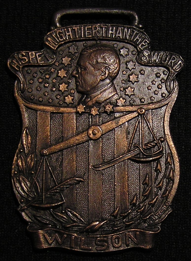 ANTIQUE WWI ERA WOODROW WILSON "HIS PEN MIGHTIER THAN… - Gem
