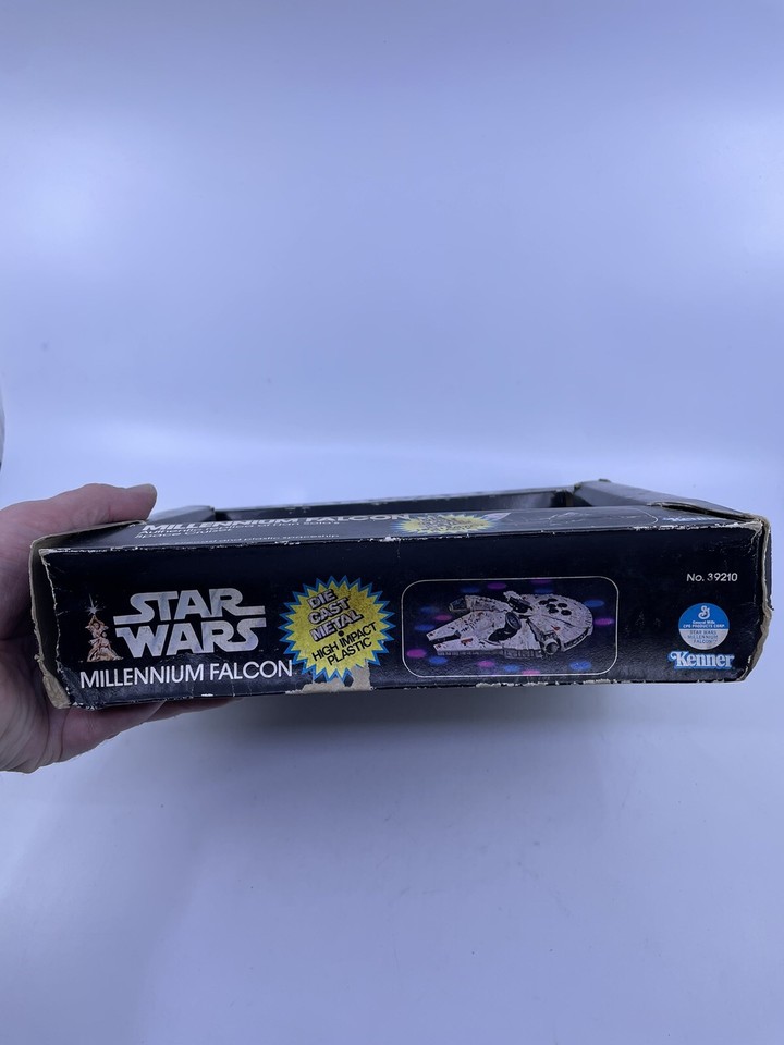 Star Wars Vintage Die Cast Millennium Falcon w/box Detached Bubble | eBay