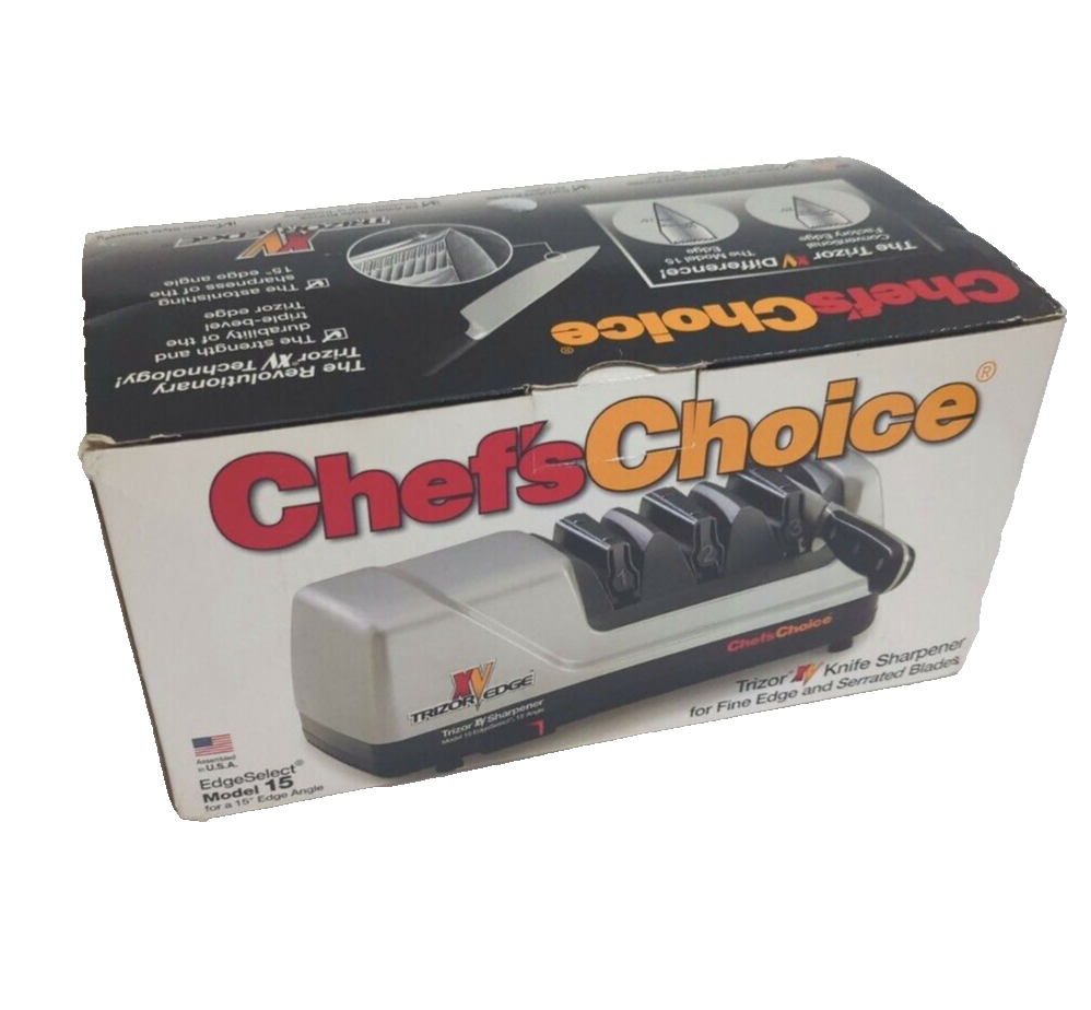 Chef'sChoice 15 Trizor XV EdgeSelect Professional Electric Knife ...