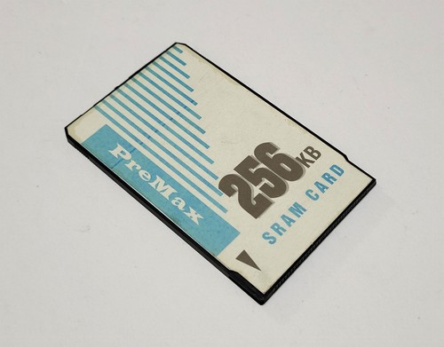 PreMax SRAM PCMCIA Memory Card 256KB SM256K-NN PC Card | eBay