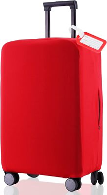 RainVillage Travel Luggage Cover Suitcase Protector 26-27 inch, Red | eBay