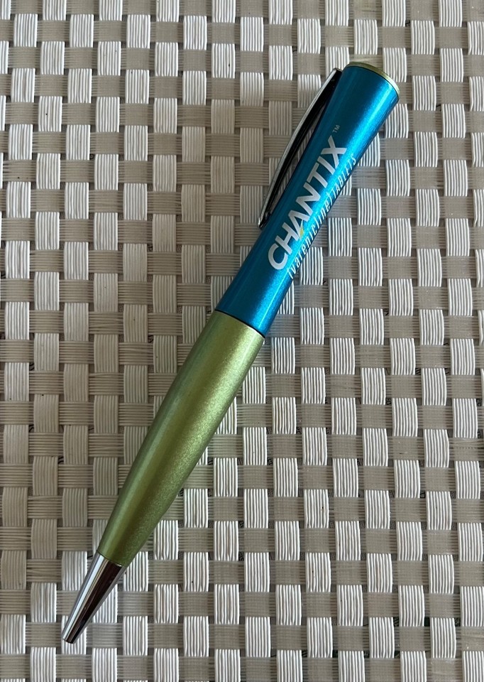 Drug Rep Pharmaceutical Memorabilia Metal CHANTIX Twist Pen | eBay