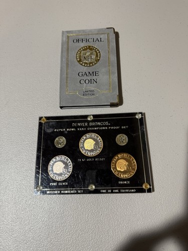 Denver Broncos Silver Super Bowl Coins. 3 Coins Total | eBay