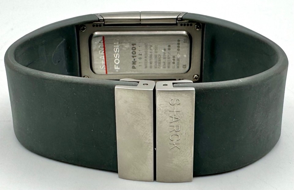 FOSSIL PH-1001 Digital Watch Timepiece Philippe Starck Authentic Rare ...