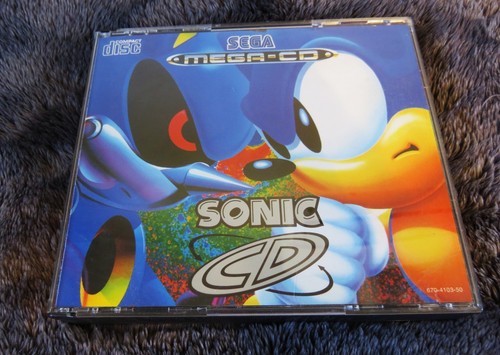 SONIC CD - SEGA MEGA DRIVE CD - PAL - 1993 -VGC - WITH MANUAL - FREE ...