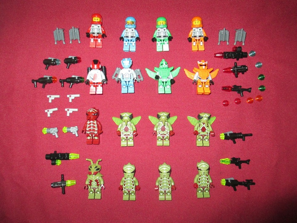 LEGO Galaxy Squad Minifigures Lot, Galaxy Squad Figs, Bugs Insects ...