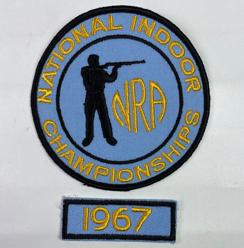 1967 National Indoor Championships NRA National Rifle Association Patch ...