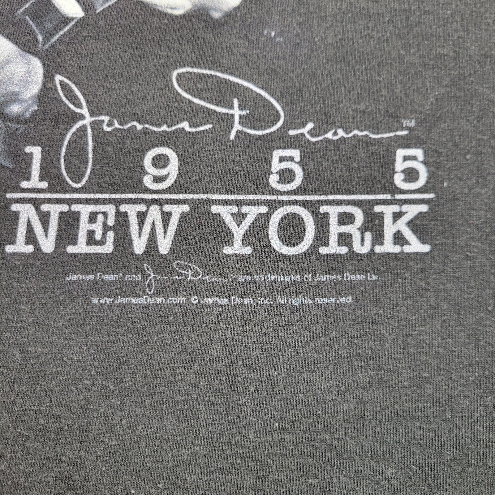 James Dean Shirt Men Extra Large Black Vintage Crewne… Gem