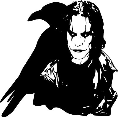 The Crow Brandon Lee Wall Car Truck Window Vinyl Sticker Decal 10" x 10 ...