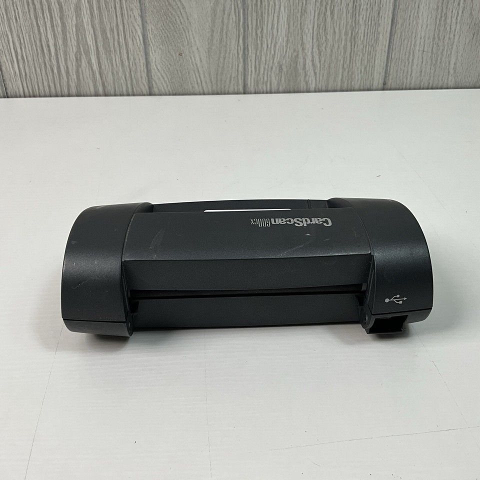 Corex CardScan 600CX Black USB Desktop Business Card Scanner For Home ...