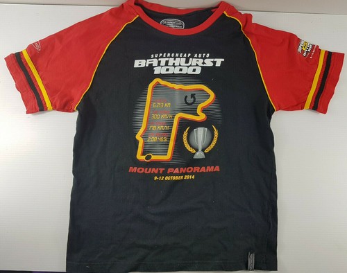 Supercheap Auto Bathurst 100 tshirt V8 Supercars Kids Tee Size 12 | eBay