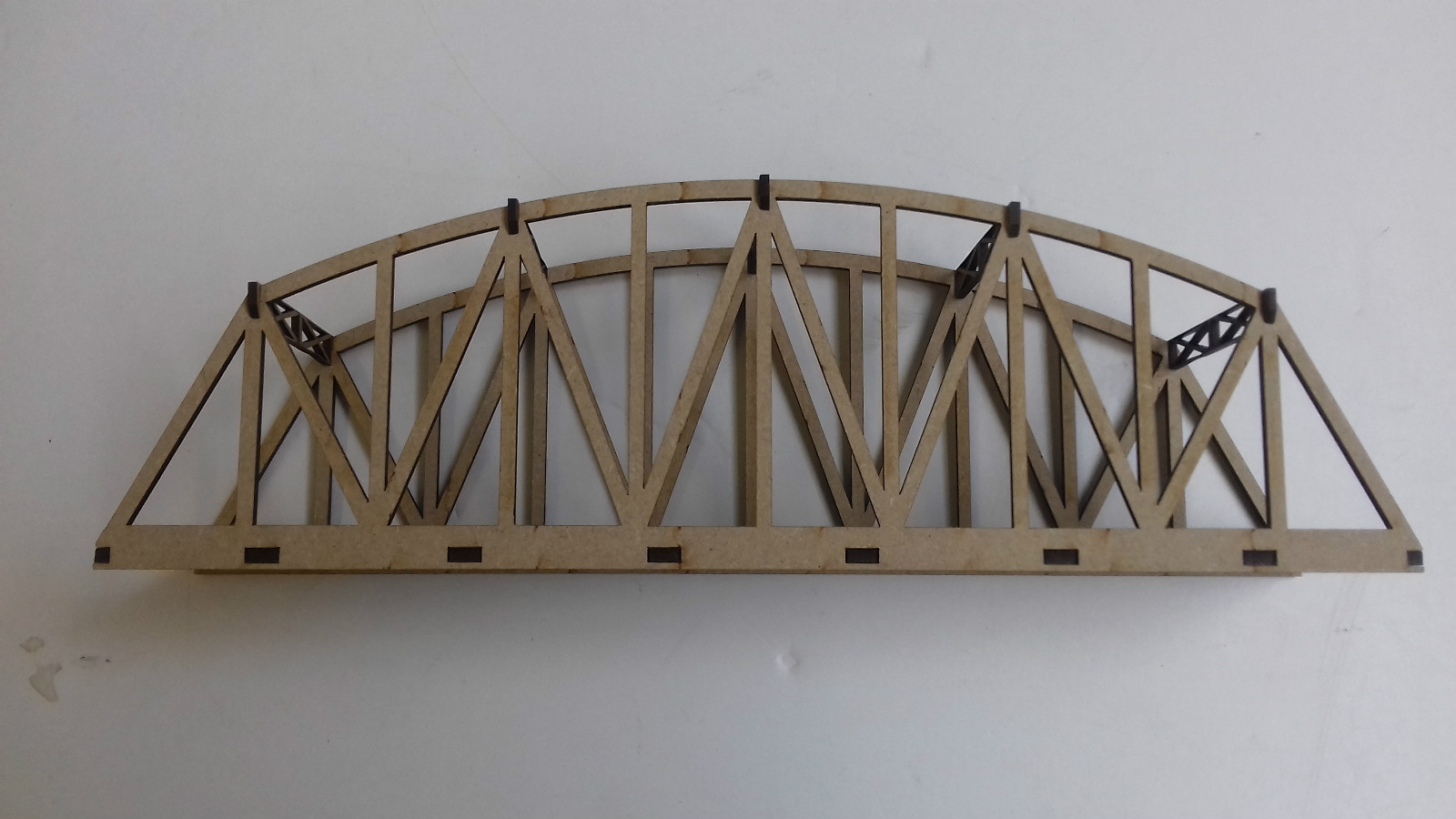 Laser Cut N Gauge Single Track Camel Back Girder Bridge Kit 3mm MDF ...