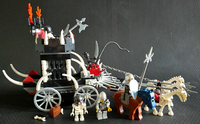 LEGO Castle: Skeletons' Prison Carriage (7092) - 100% complete with all ...