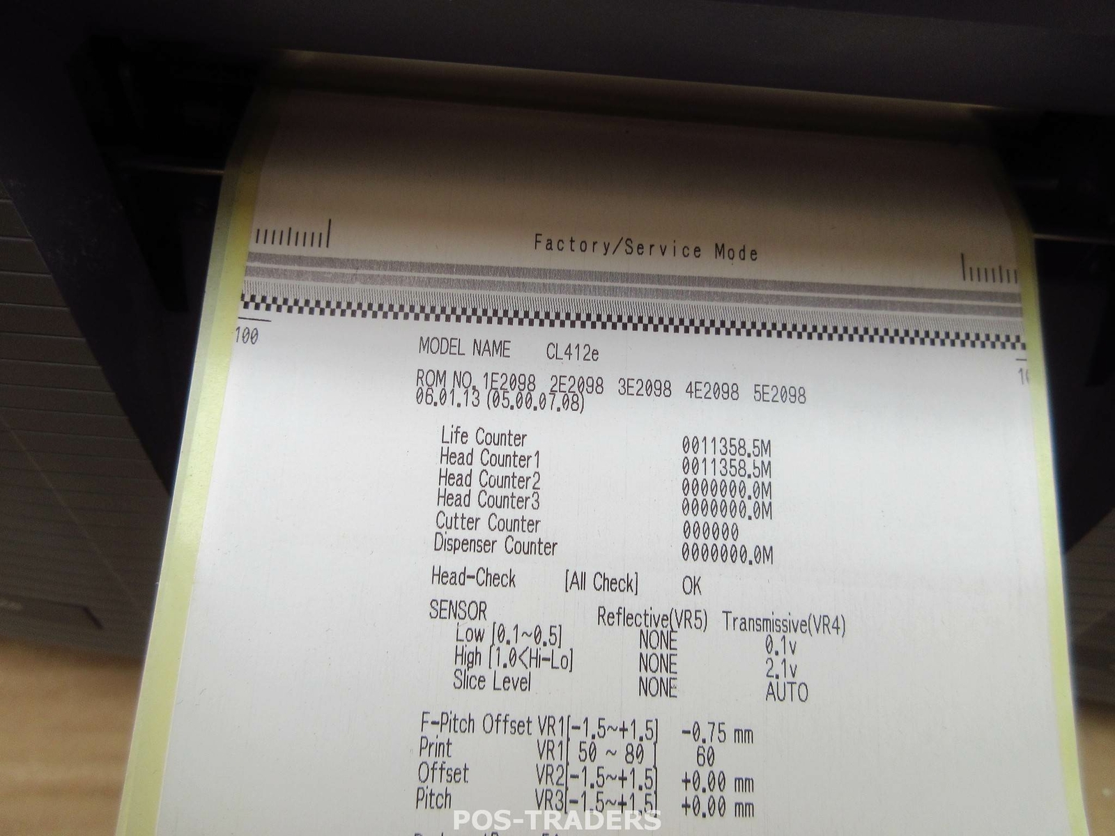 SATO CL412e PARALLEL Thermal Barcode Label Printer 104mm Printer ...