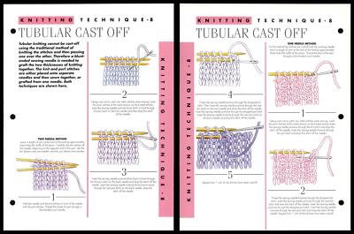 Tubular Cast Off #8 Creative Needles Techniques Knitting Pattern | eBay UK
