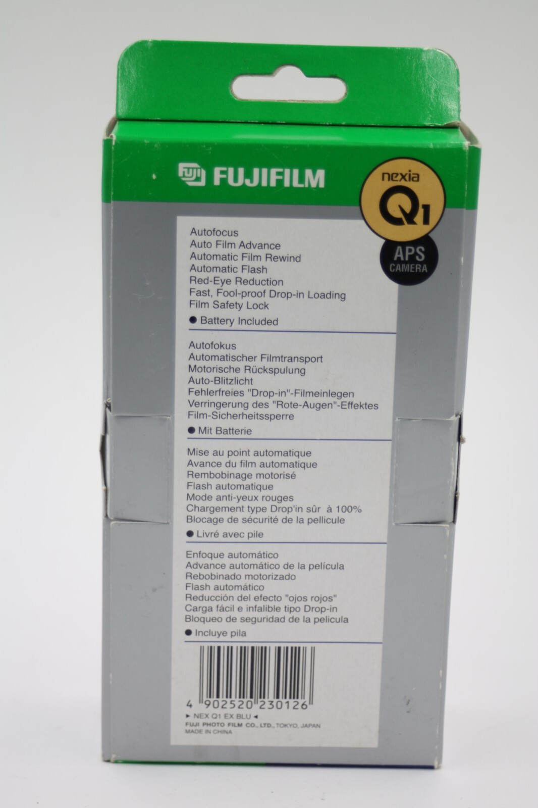 Fujifilm Nexia Q1 APS Point & Shoot Film Camera with Box + Manual | eBay