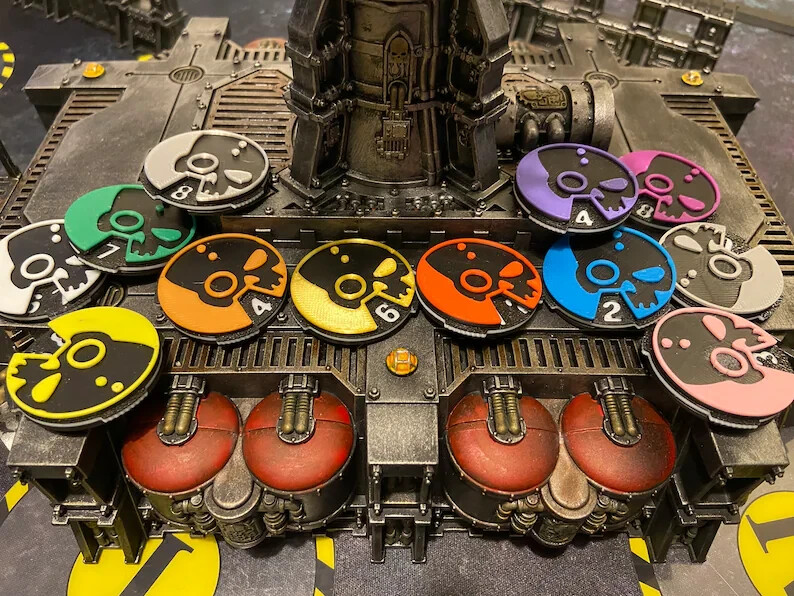 6x Kill Team Wound Trackers Set - Wounds 1-20 - 40k Warhammer | eBay