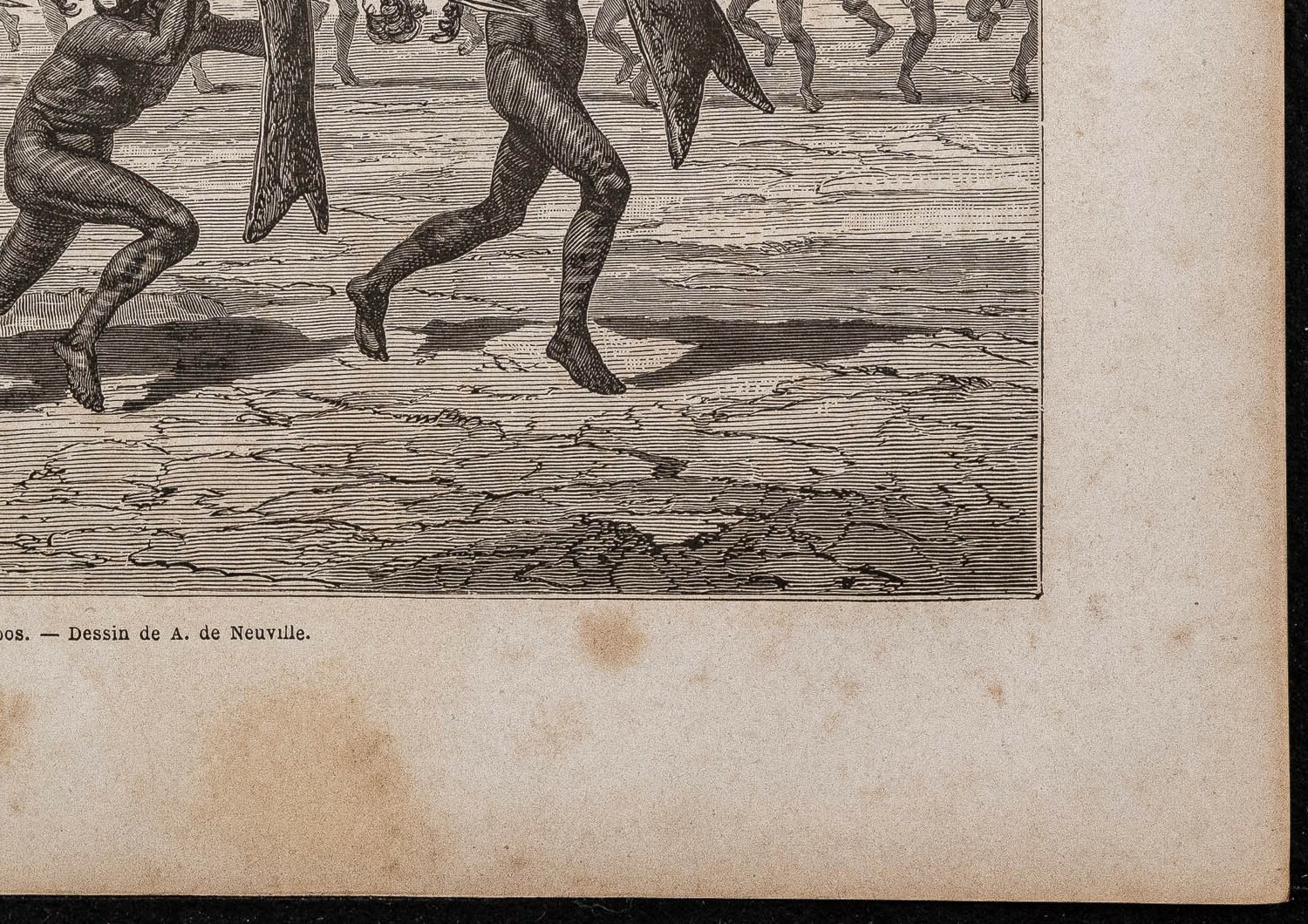 1867 - Dance Of War Of Obbos , Tribe L'Uganda - engraving antique | eBay