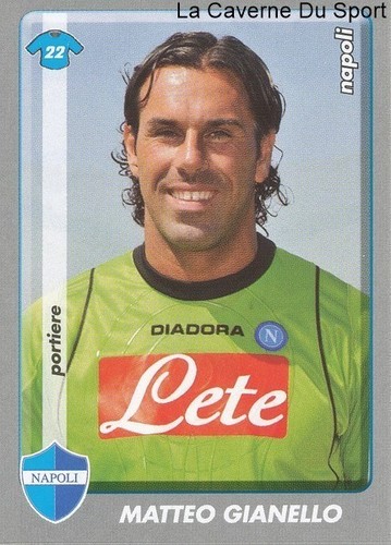 MATTEO GIANELLO ITALIA SSC.NAPOLI RARE UPDATE STICKER FOOTBALLERS 2009 PANINI | eBay