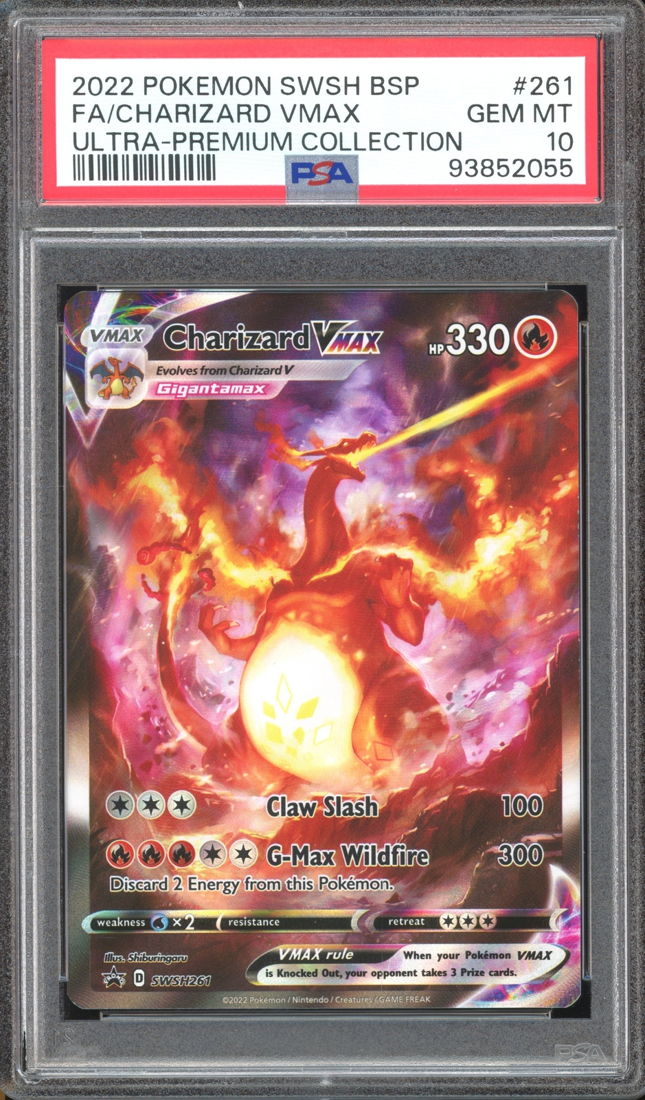 Charizard VMAX 2022 Sword & Shield: Black Star Promo #SWSH261 Ultra ...