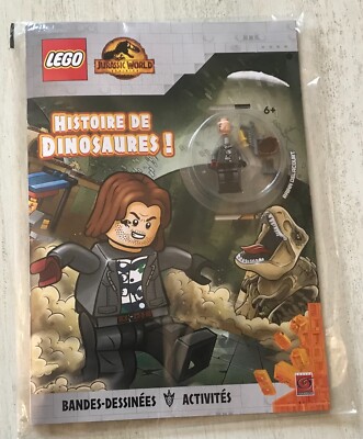 LEGO FIGURINE LIVRE JEU JURASSIC WORLD RAINN DELACOURT | eBay