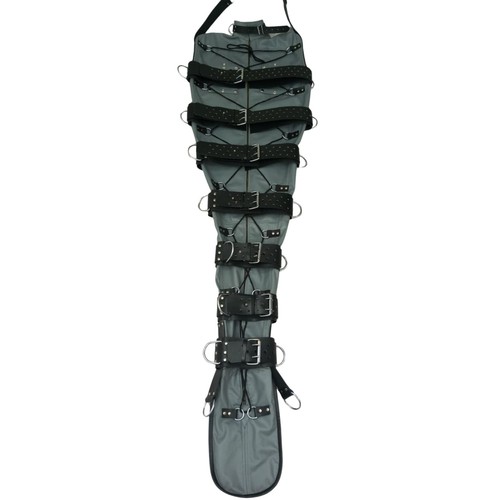Real Leather Sleep Sack Mummy Full Body Bag with Belts Adult Restraint ...