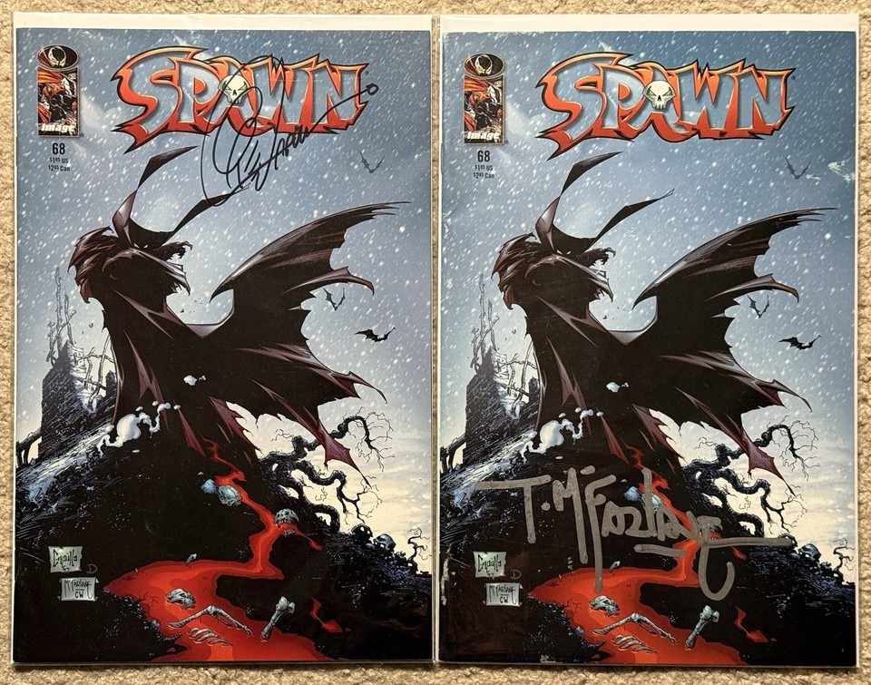 Spawn #68 Signed Set Greg Capullo & Todd McFarlane Signatures Early ...