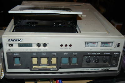 PLAYER PORTABLE BETACAM SECAM SONY BVW20S | eBay