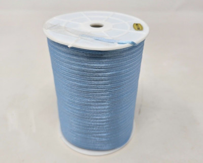 LT BLUE 3mm 1/8" Double Sided Satin 100% Nylon Craft Ribbon 500 YDS ...