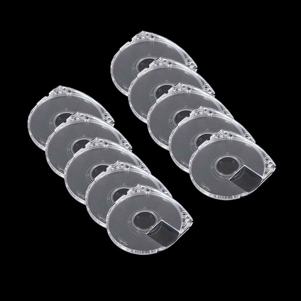 10pcs Clear Dvd Shell Replacement Disc Cases Game Cd For Psp Umd Cd ...