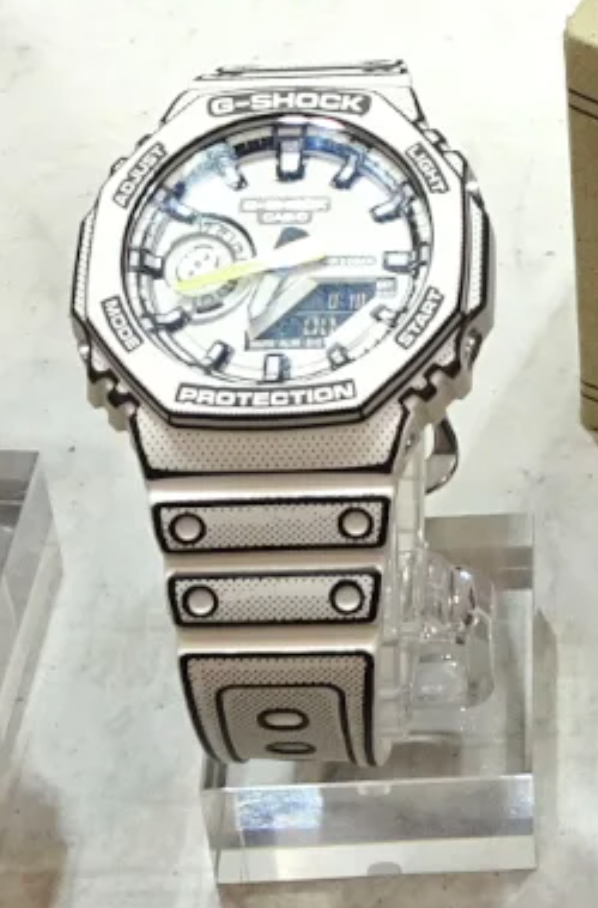 Casio G-SHOCK MANGA THEME GA-2100MNG-7AJR Blue Octagon Men's Watch for ...