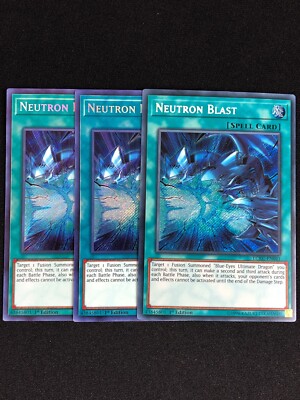 YUGIOH NEUTRON BLAST LCKC-EN041 1ST SECRET X3 | eBay