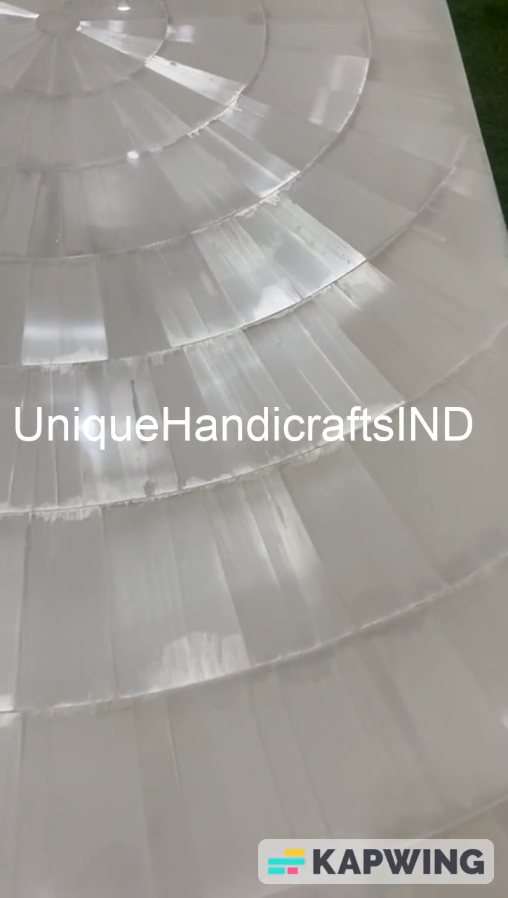 Selenite Panels / Wall Panels Made In Luxury Selenite Gem stone Home ...