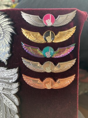 5 grateful dead miracle wings pins set | eBay