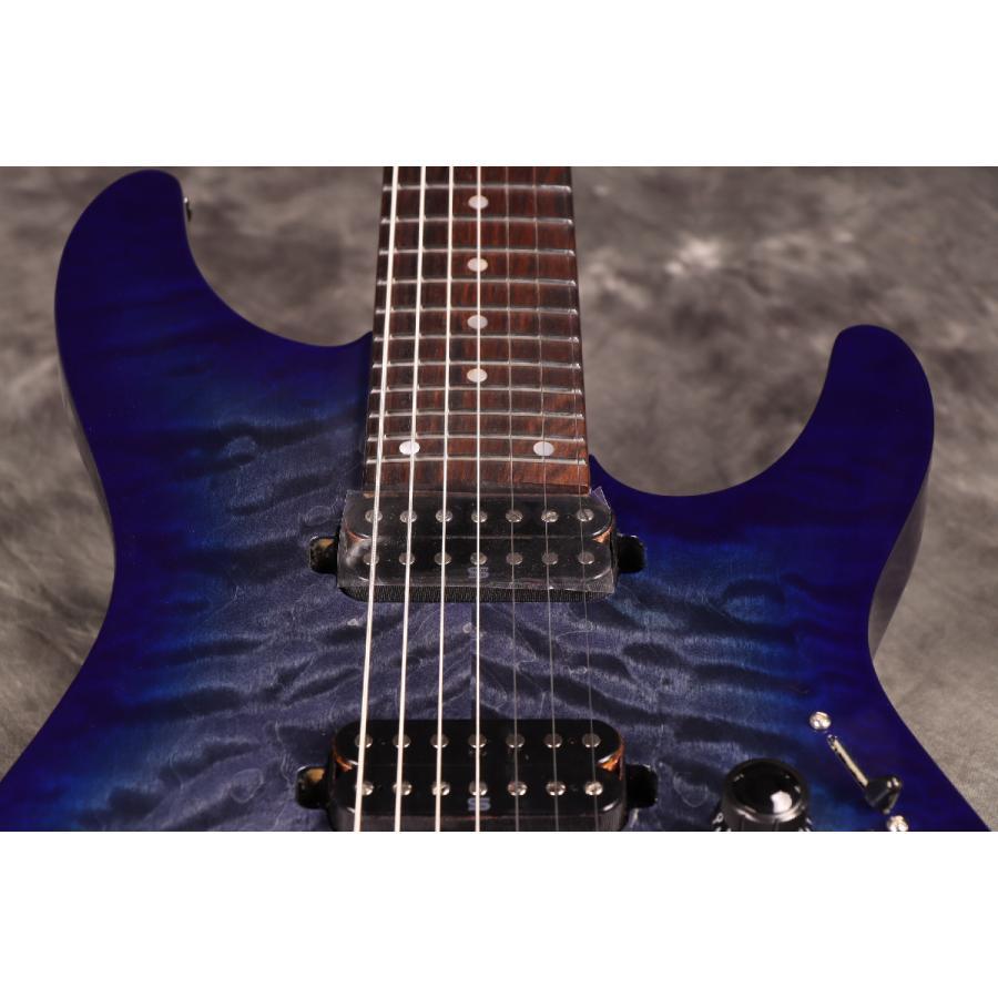 Ibanez Premium Series AZ427P2QM-TUB Twilight Blue Burst 7-string model ...