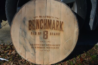 Benchmark Old Number 8 Kentucky Bourbon Whiskey Barrel Head/Lid | eBay
