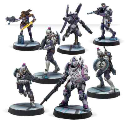 Infinity Operation Blackwind Aleph Unit of 7 Miniatures 28mm | eBay