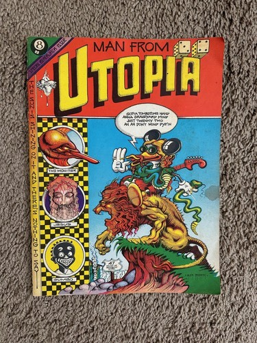 Man From Utopia 1972 Rick Griffin San Francisco Comic Book Co Underground Comix | eBay